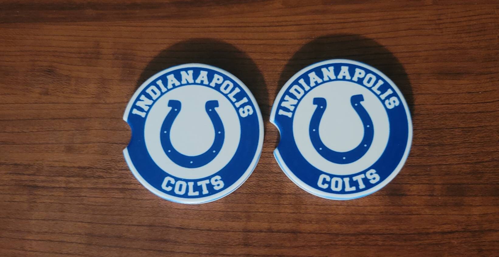 Indianapolis Colts Car Coasters - Etsy UK