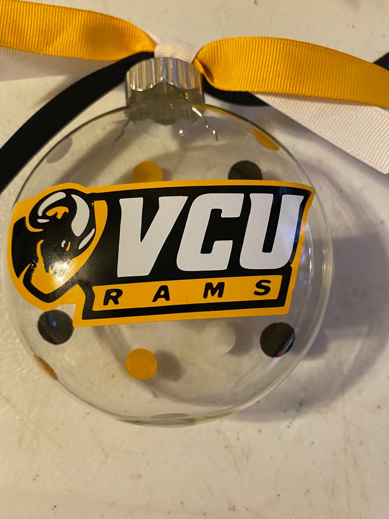 Custom College Ornament: School Colors, Logo, Sport - Etsy