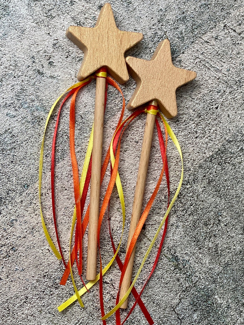 Wood Star Wand Princess Magic Star Toddler Dress-up Photo Prop. - Etsy