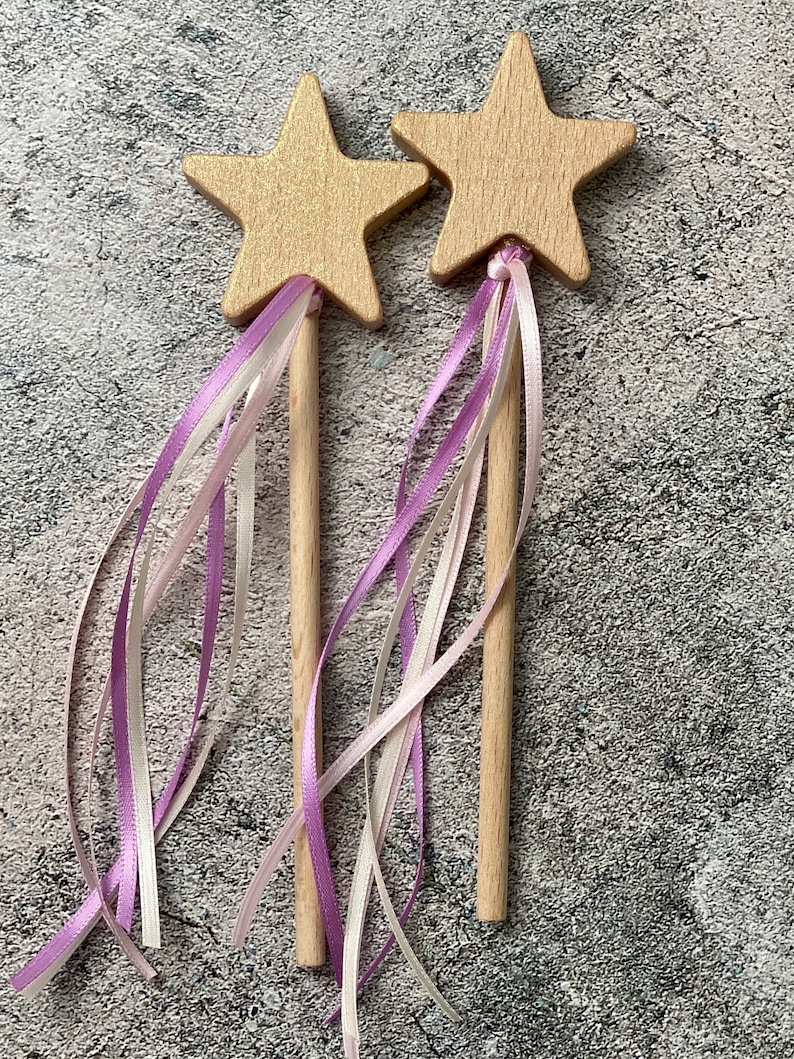 Wood Star Wand Princess Magic Star Toddler Dress-up Photo Prop. - Etsy