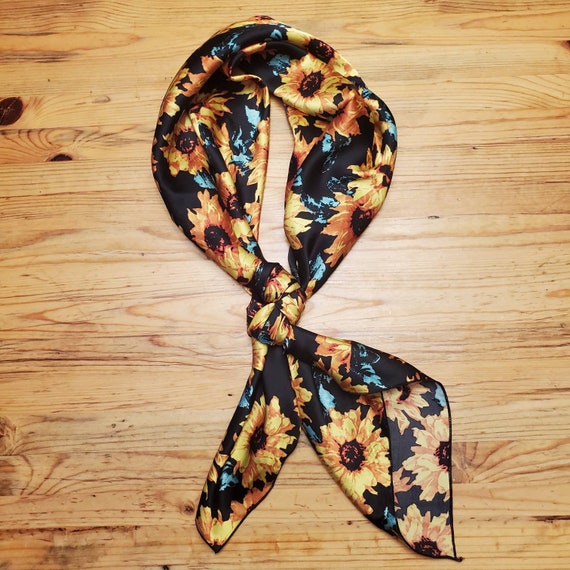 Sunflower Wild Rag - Etsy