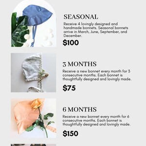 Bonnet Subscription - Etsy