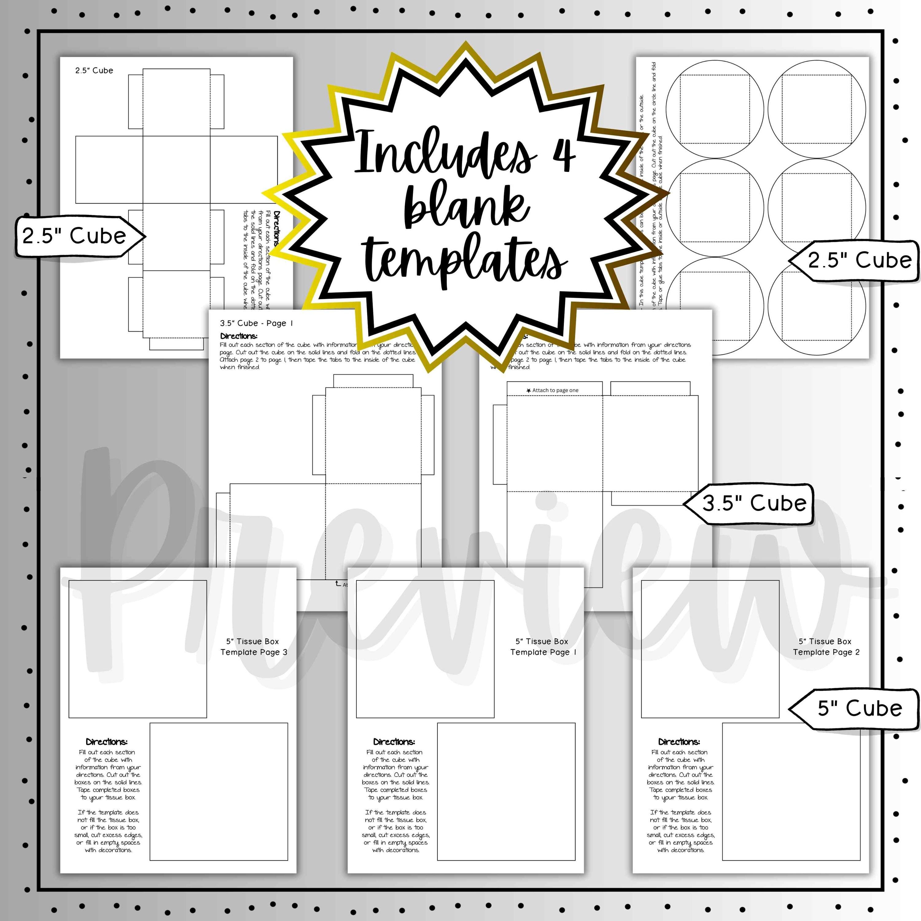 Plate Tectonics 3D Research Project Cube | Middle School Science ...
