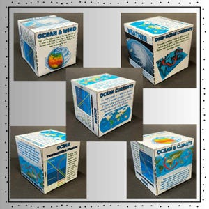 Ocean Currents 3D Research Project Cube | Middle School Science Project ...