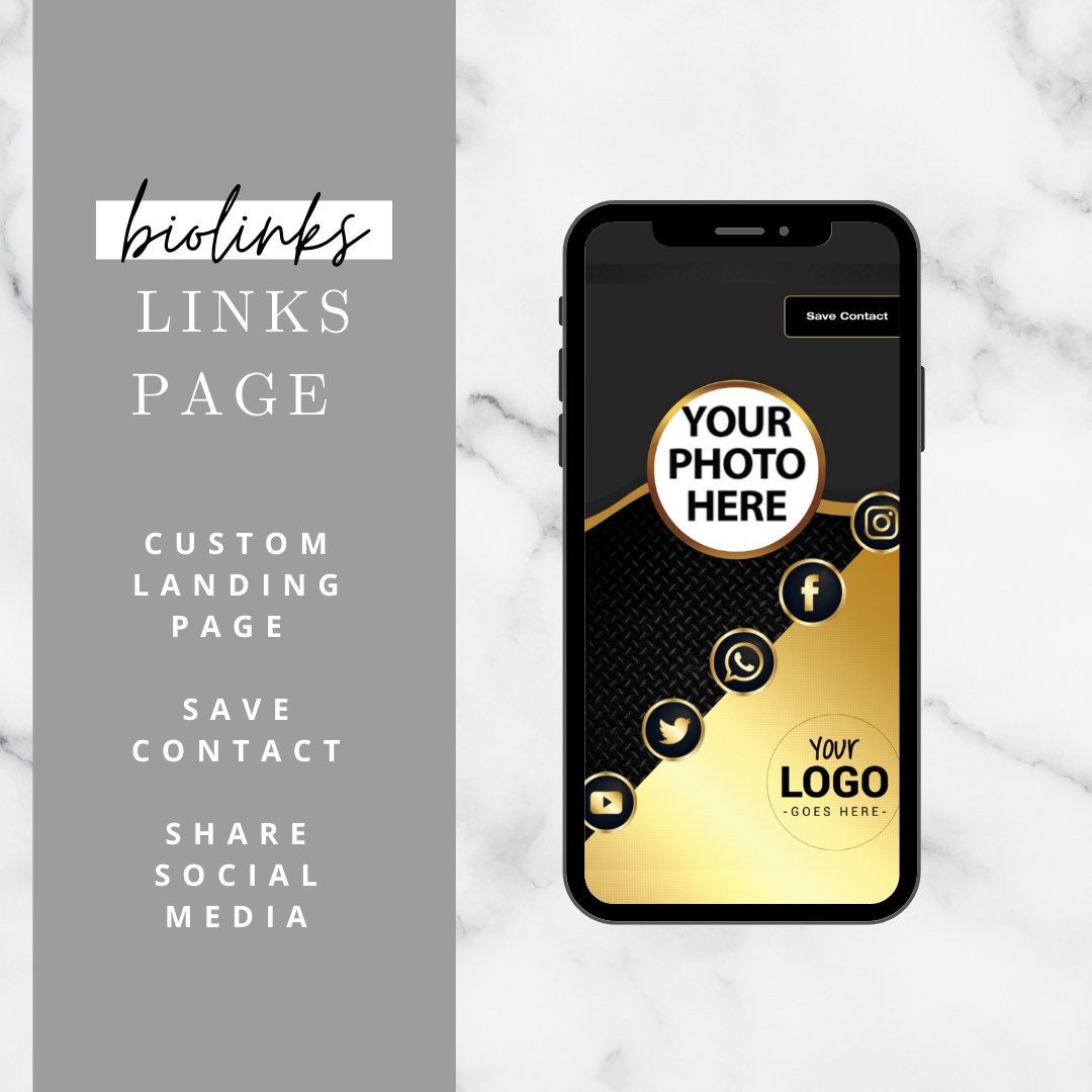 Instagram Linktree template | Etsy