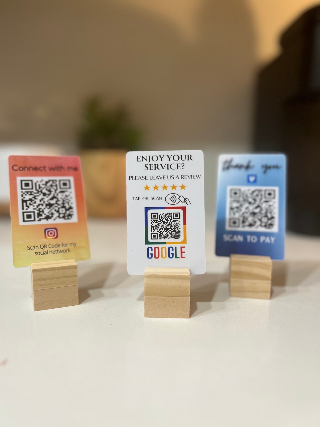 QR Code Signs Business Logo Vendors Pop up Shops - Etsy