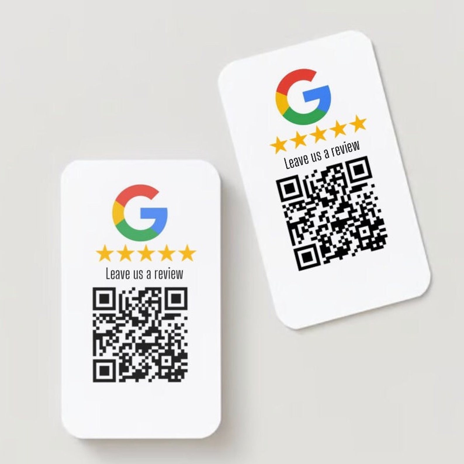 Custom Google NFC & QR Code Tap Card Tap or Scan Pre Programmed With ...