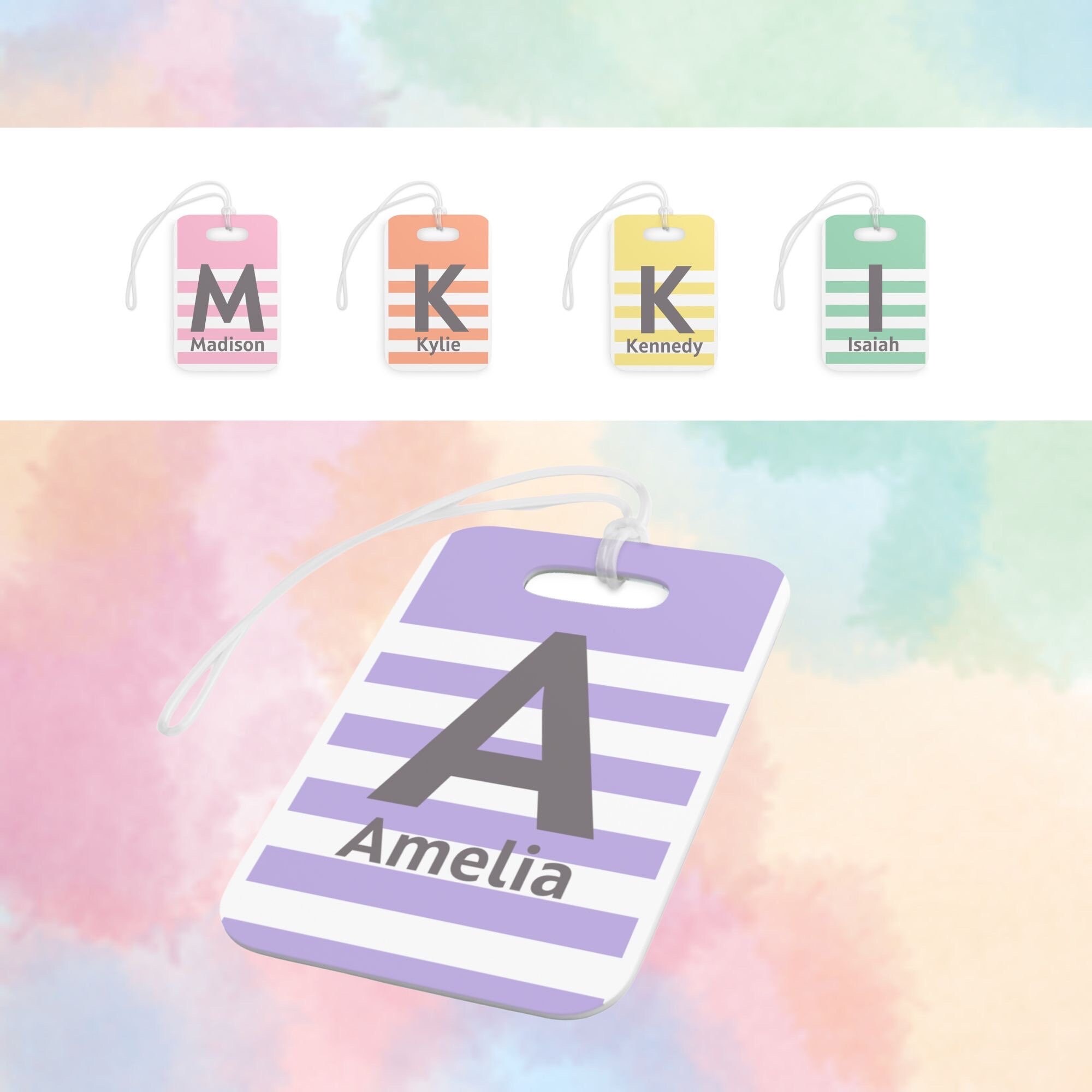 Adorable Name Tags for Kids' Backpacks Backpack Tag - Etsy