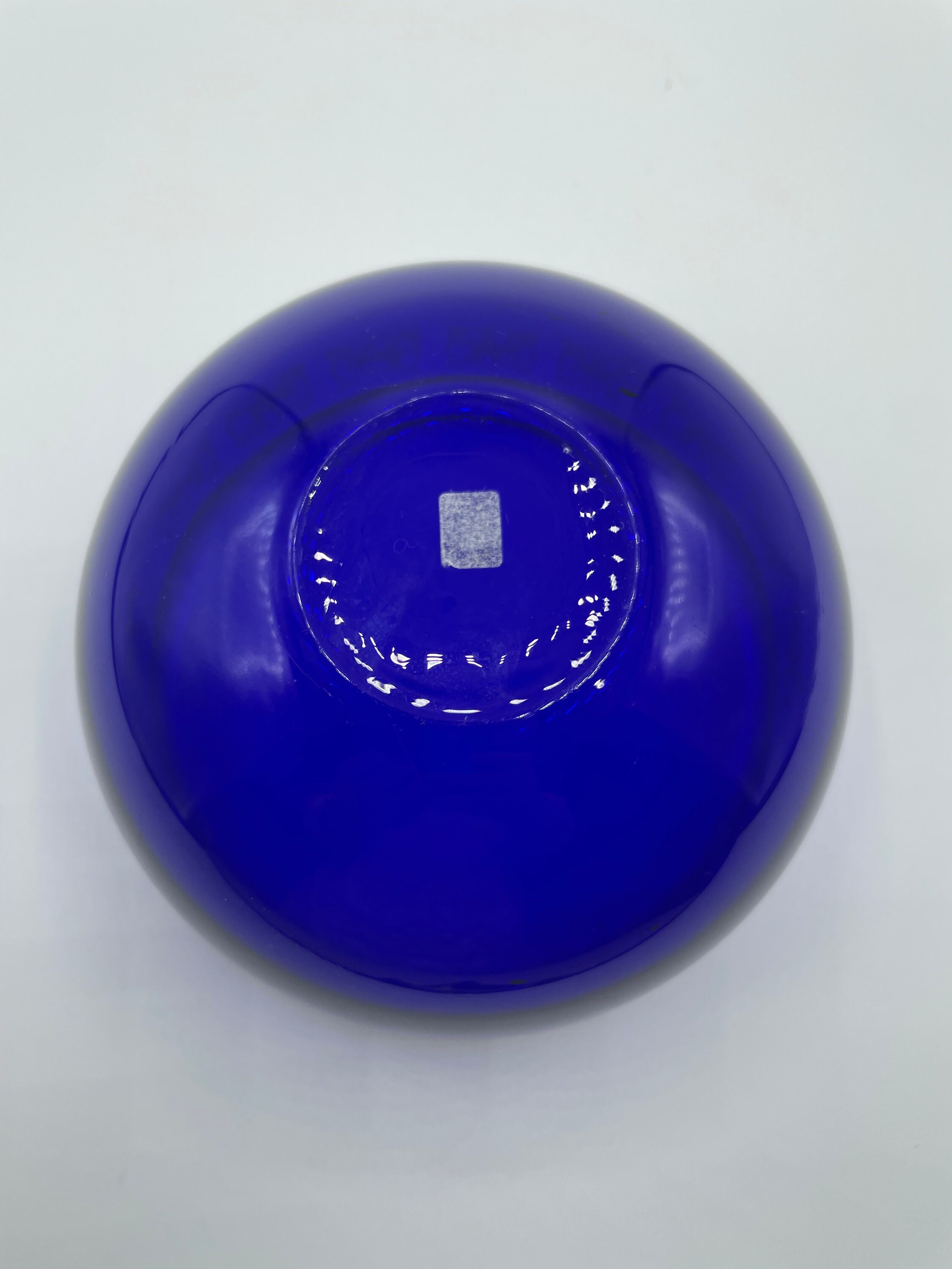 Egizia ARGENTO Royal Cobalt Blue Glass Bowl With Lion Dragon - Etsy