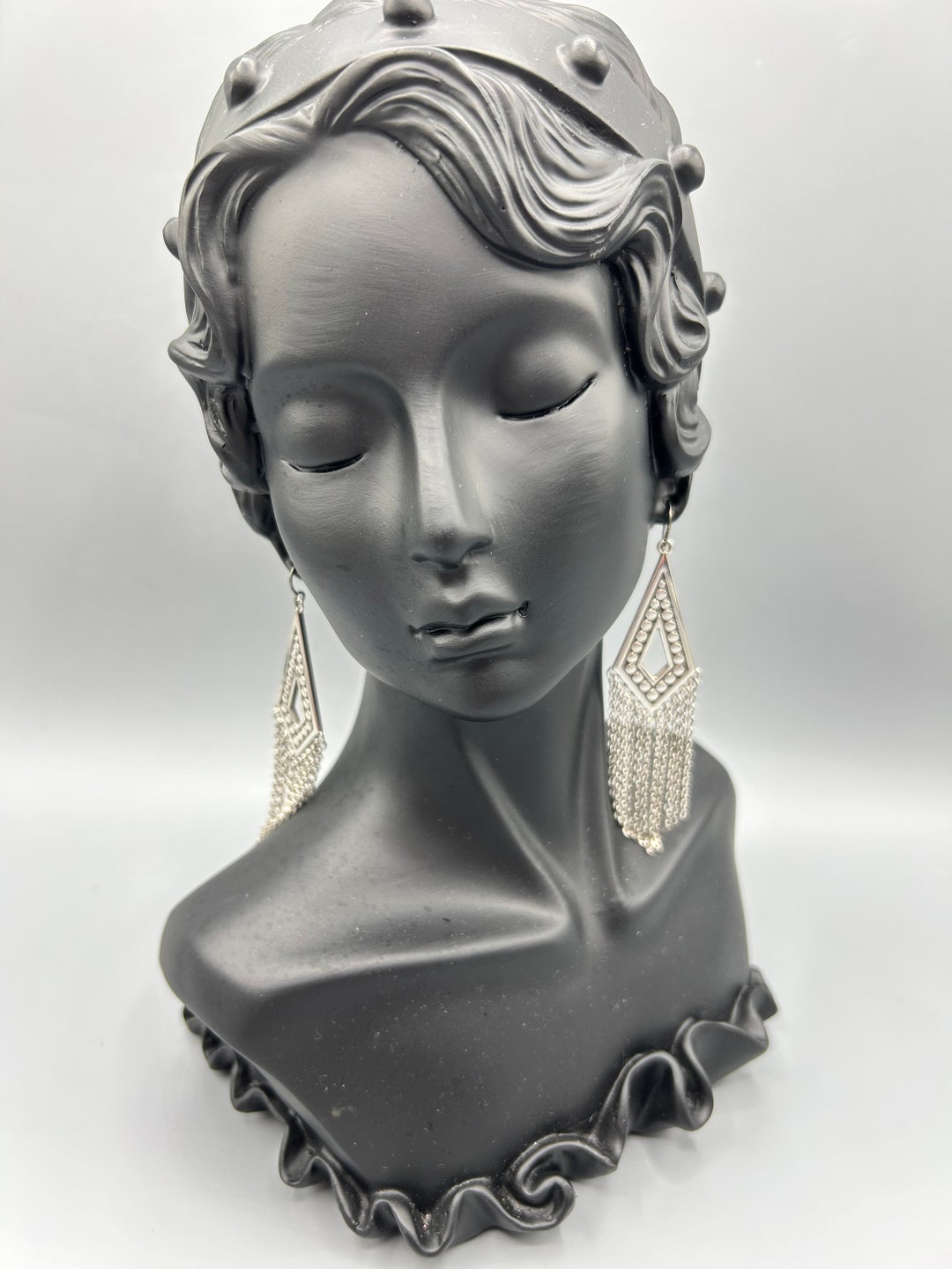 Brighton Pebble Disc Fringe French Wire Earrings - Etsy