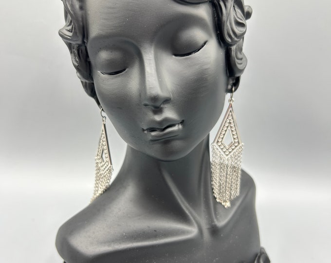 Brighton Pebble Disc Fringe French Wire Earrings - Etsy