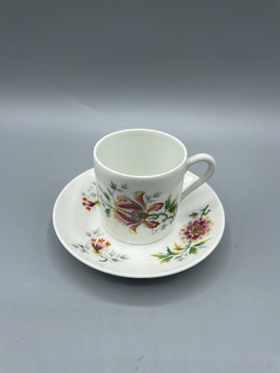 Vintage Limoges France Floral Demitasse Espresso Single Cup - Etsy