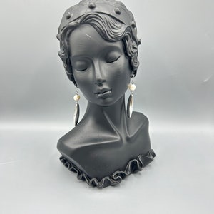 Vintage Simon Sebbag Silver 925 and Pearl Long Gangle Drop Earrings - Etsy