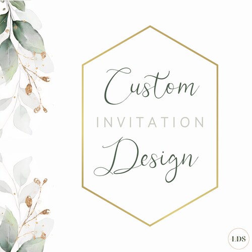 Custom Invitation Design Digital Any Invitation You Want - Etsy