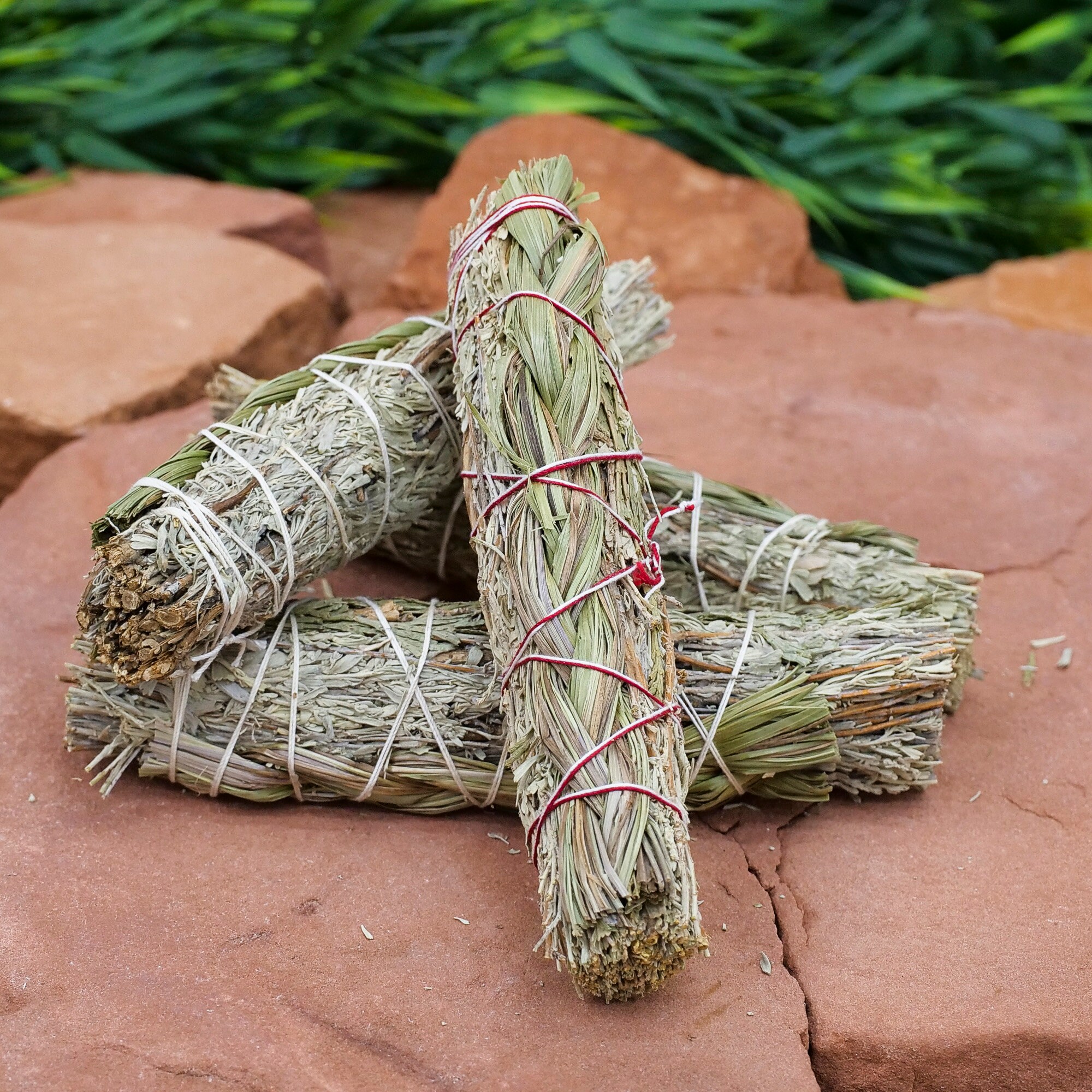 Sage Sweetgrass Sage Pinon Pine Smudge Stick Copal Sage | Etsy