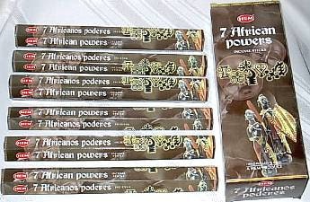 Incense 7 African Powers Incense Orisha Protection | Etsy