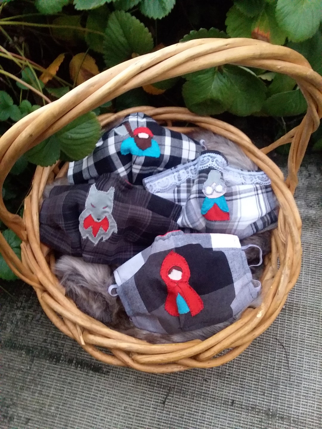 Little Red Riding Hood Story Book Masks - Etsy