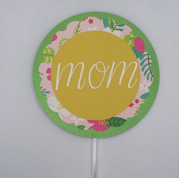 Mom Cake Topper | Etsy