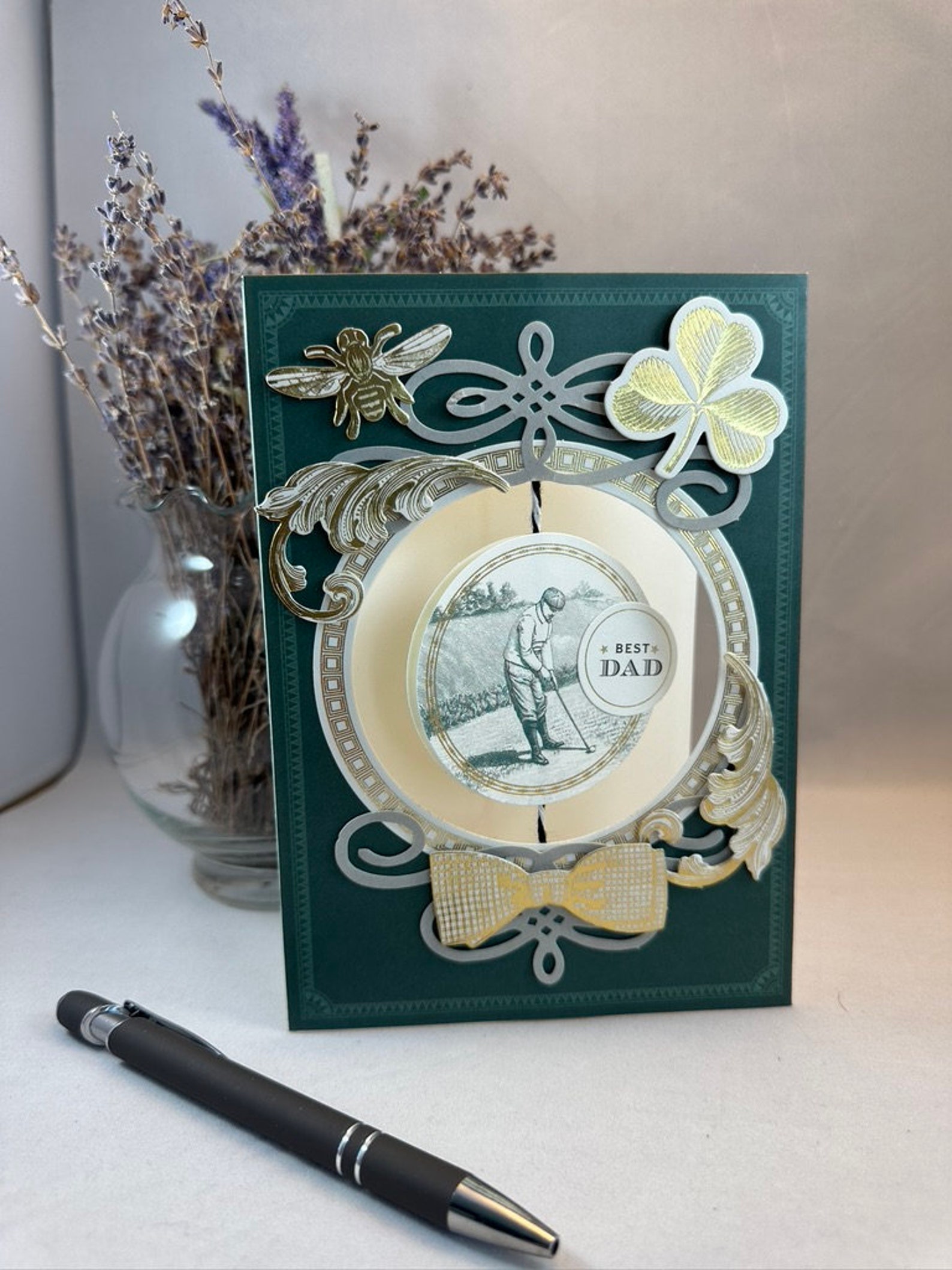 Unique Spinner Card for Dad - Etsy