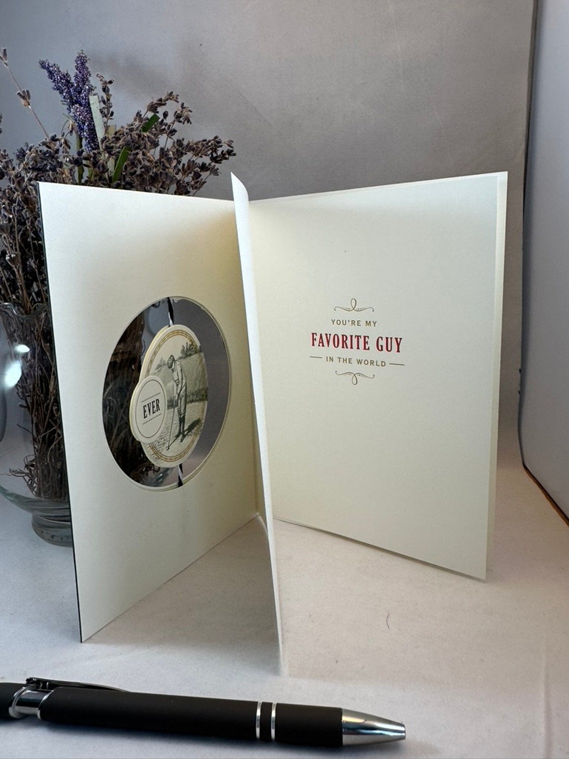 Unique Spinner Card for Dad - Etsy