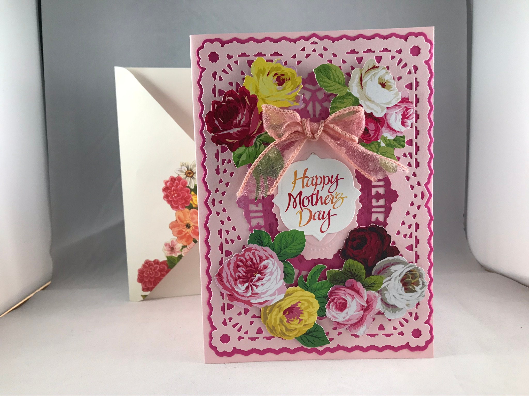 Mother's Day Card - 3D - Etsy