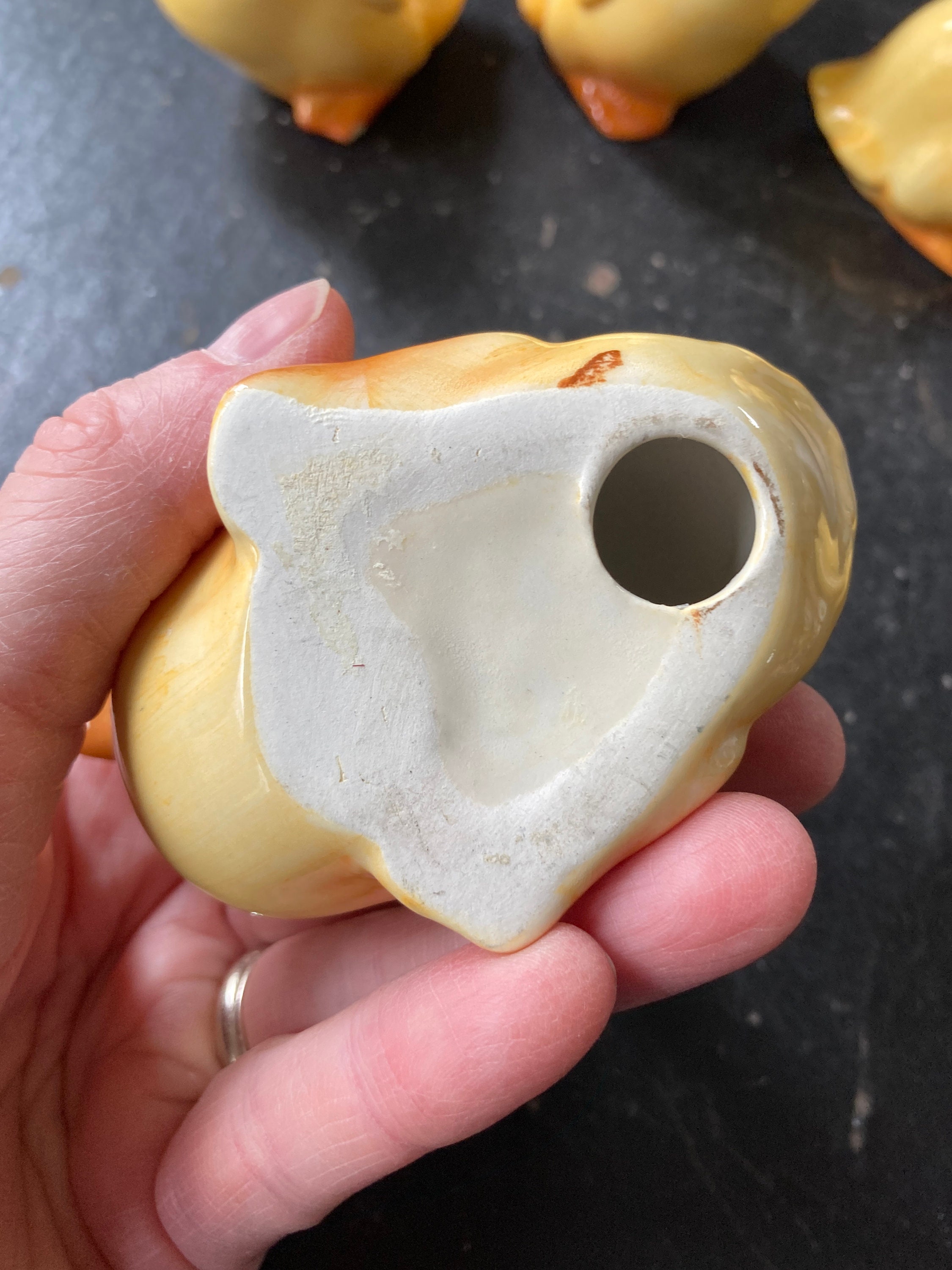 Fun Set of High Gloss Yellow Duckling Figurines - Etsy