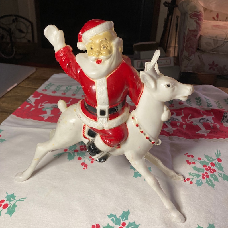 Plastic Santa - Etsy