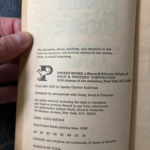 Vintage Agatha Christie Poirot Paperbacks From the 50s and 60s - Etsy