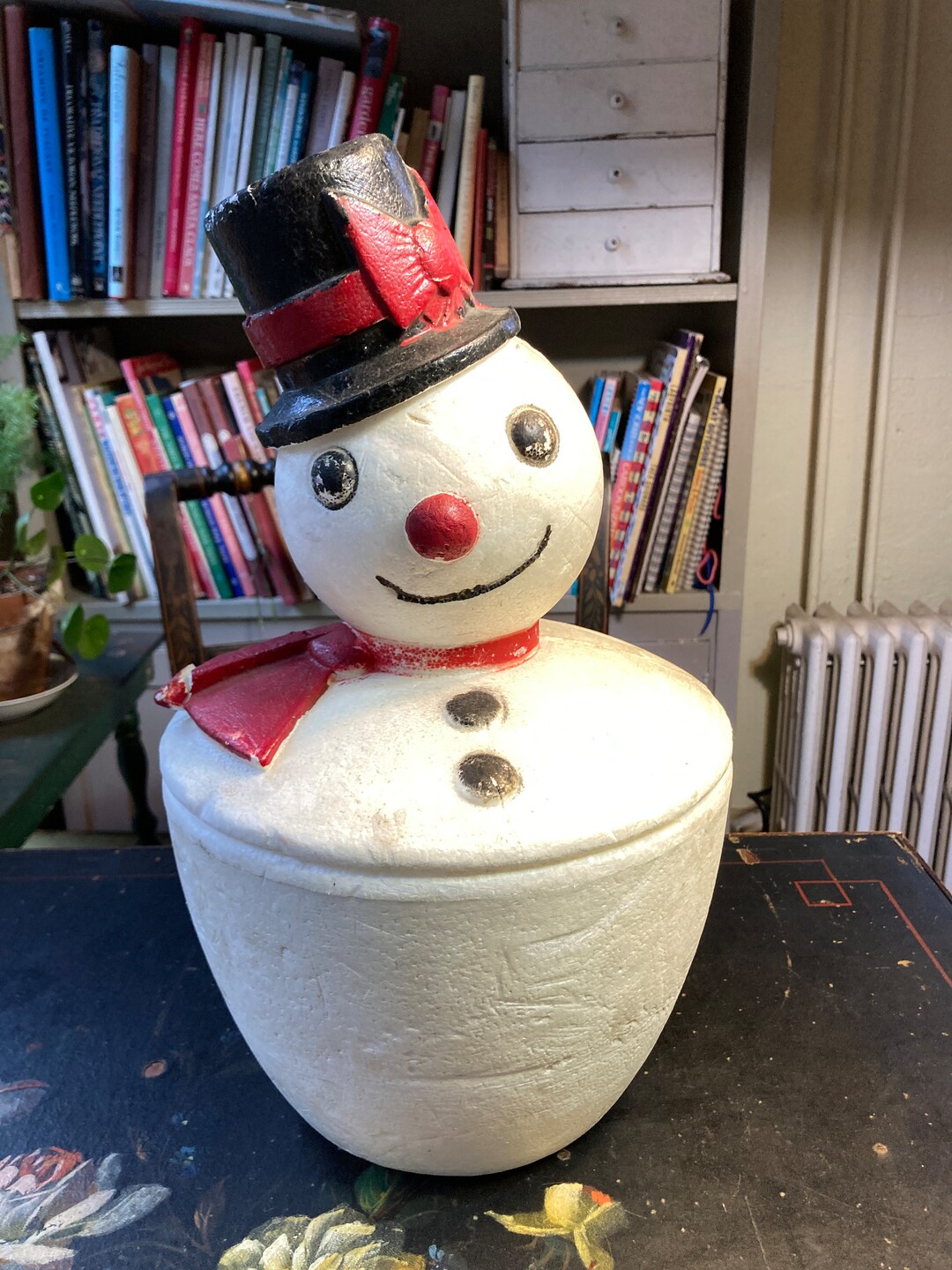Styrofoam Snowman Ice Bucket by Gotham Industries - Etsy