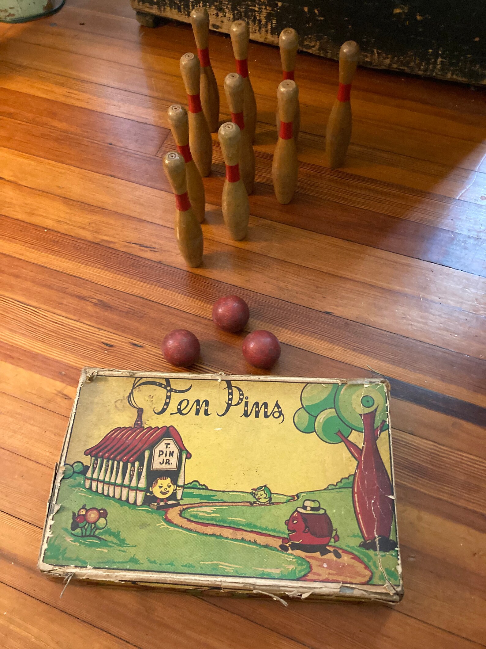 10-pin Bowling Pins Set From Thompson and Fox Skowhegan | Etsy