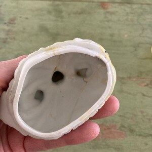 Antique German Porcelain Lady in Yellow Dress Half-doll Powder Jar or ...