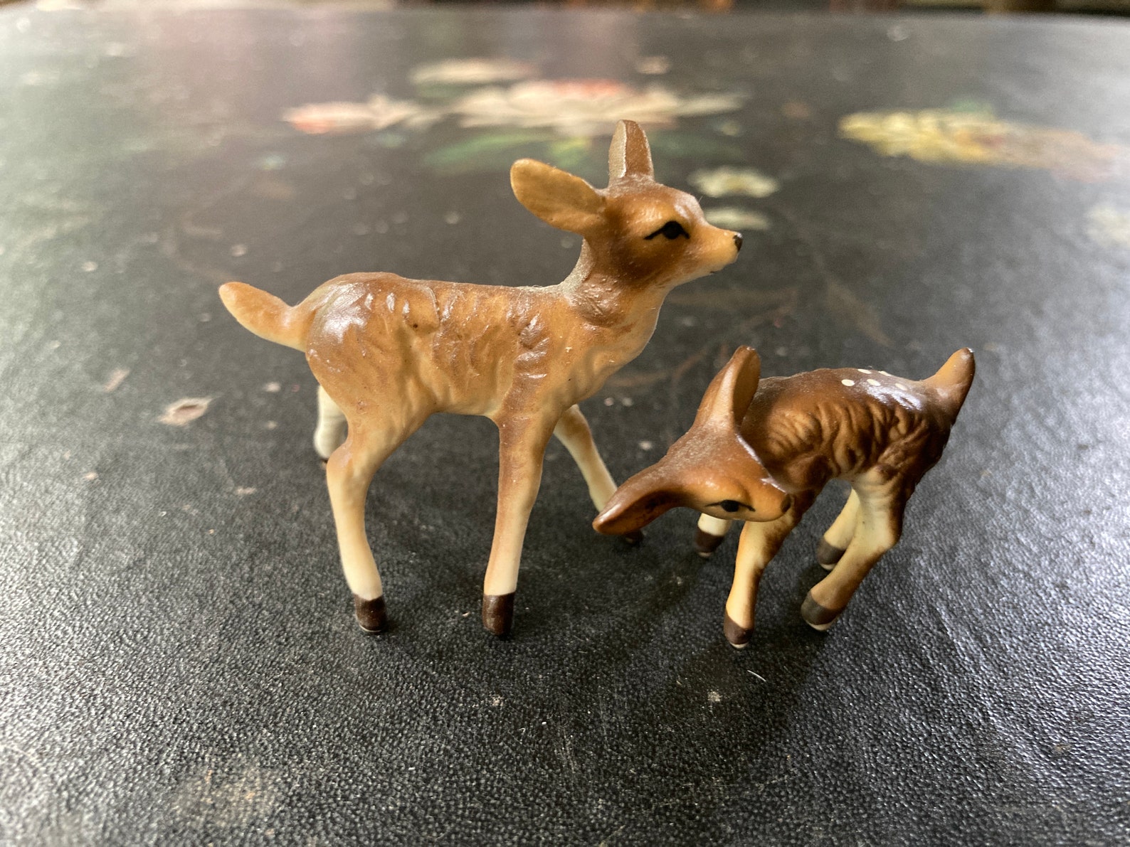 Miniature Bisque Deer and Fawn Set, Vintage - Etsy