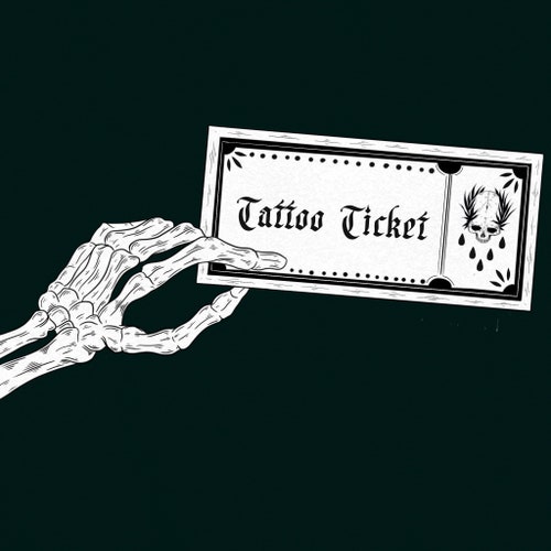 Tattoo Ticket - Etsy