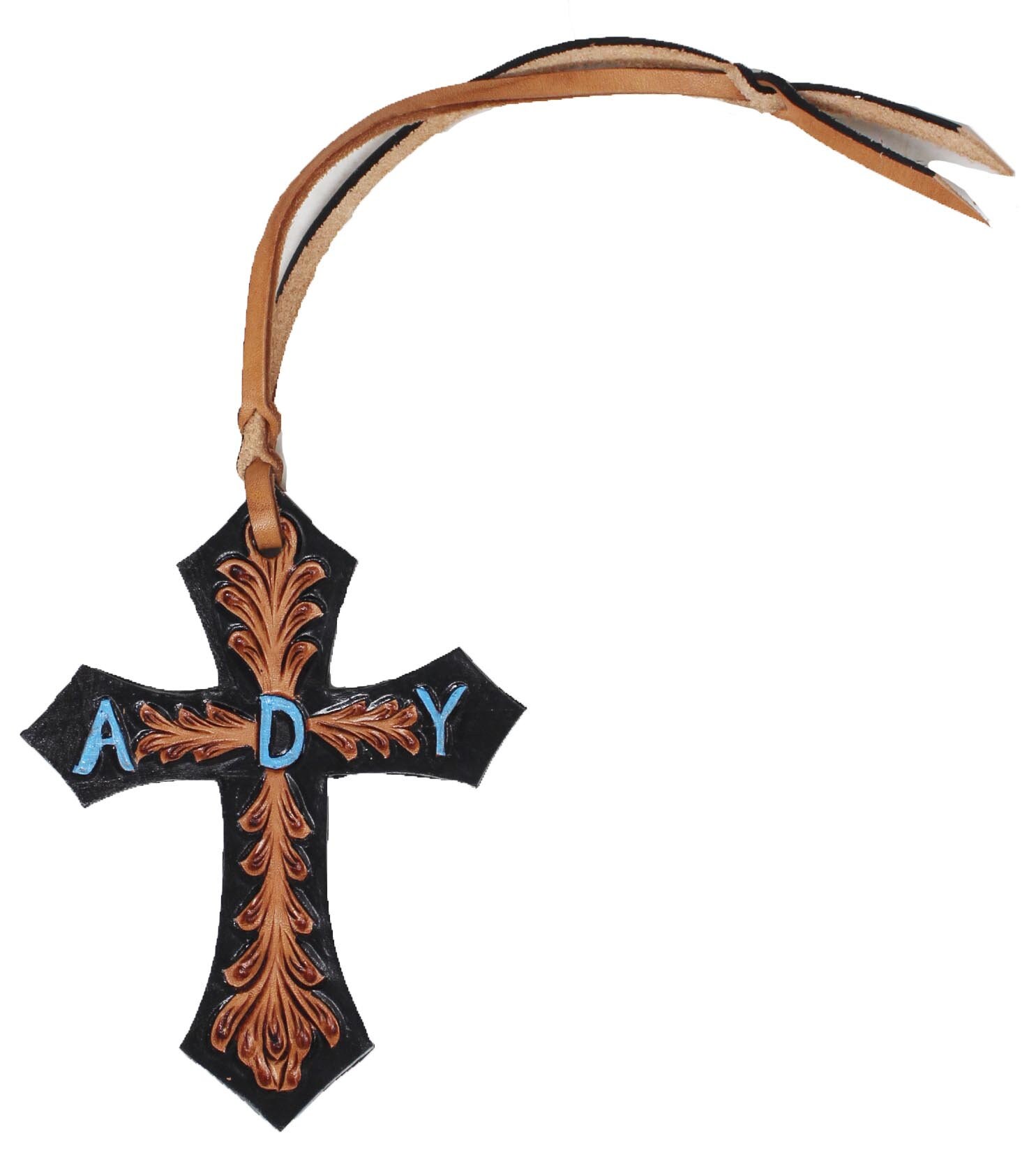 Personalized Customized Leather Cross for Bags Saddle and Christmas ...