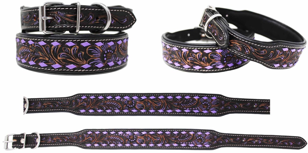 Personalized Western Hand Tooled Beaded 100% Genuine Leather Engraved ...