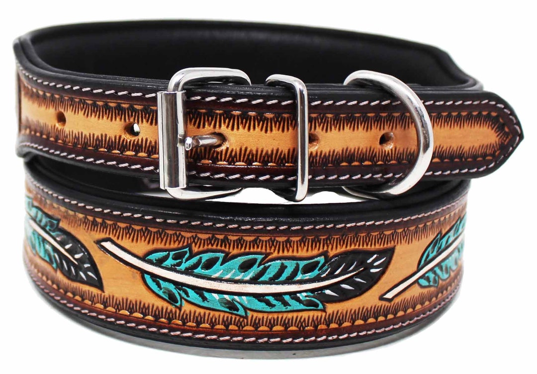 Personalized Western Hand Tooled Beaded 100% Genuine Leather Engraved ...