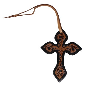 Personalized Customized Leather Cross for Bags Saddle and Christmas ...