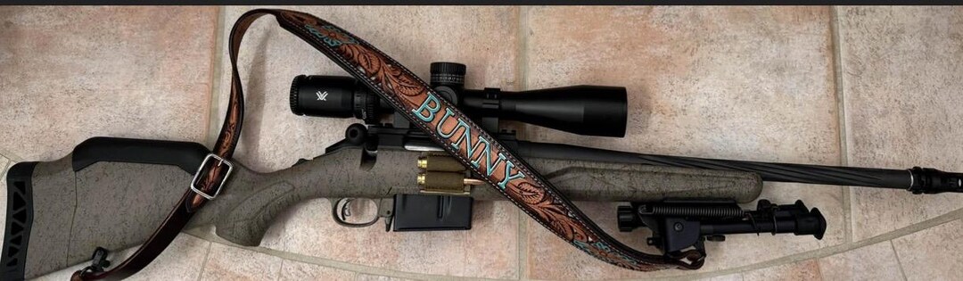 Customized Full Grain 1-3/4" Wide Padded Leather Shoulder Sling Strap ...