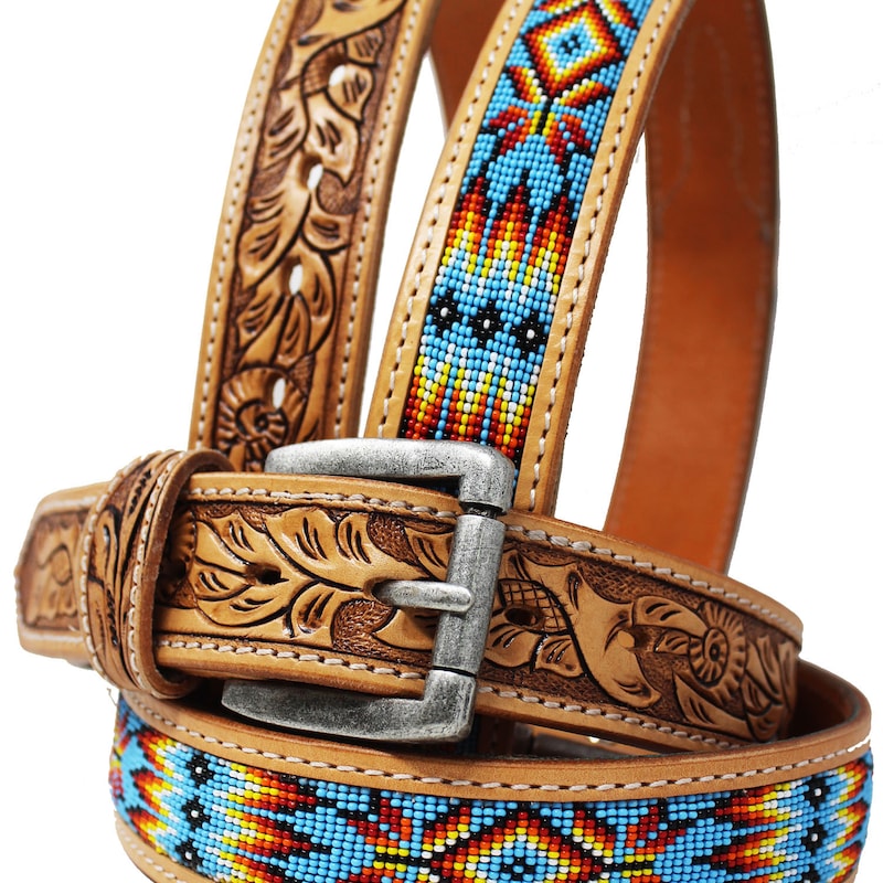 Beaded Belt Buckles - Etsy