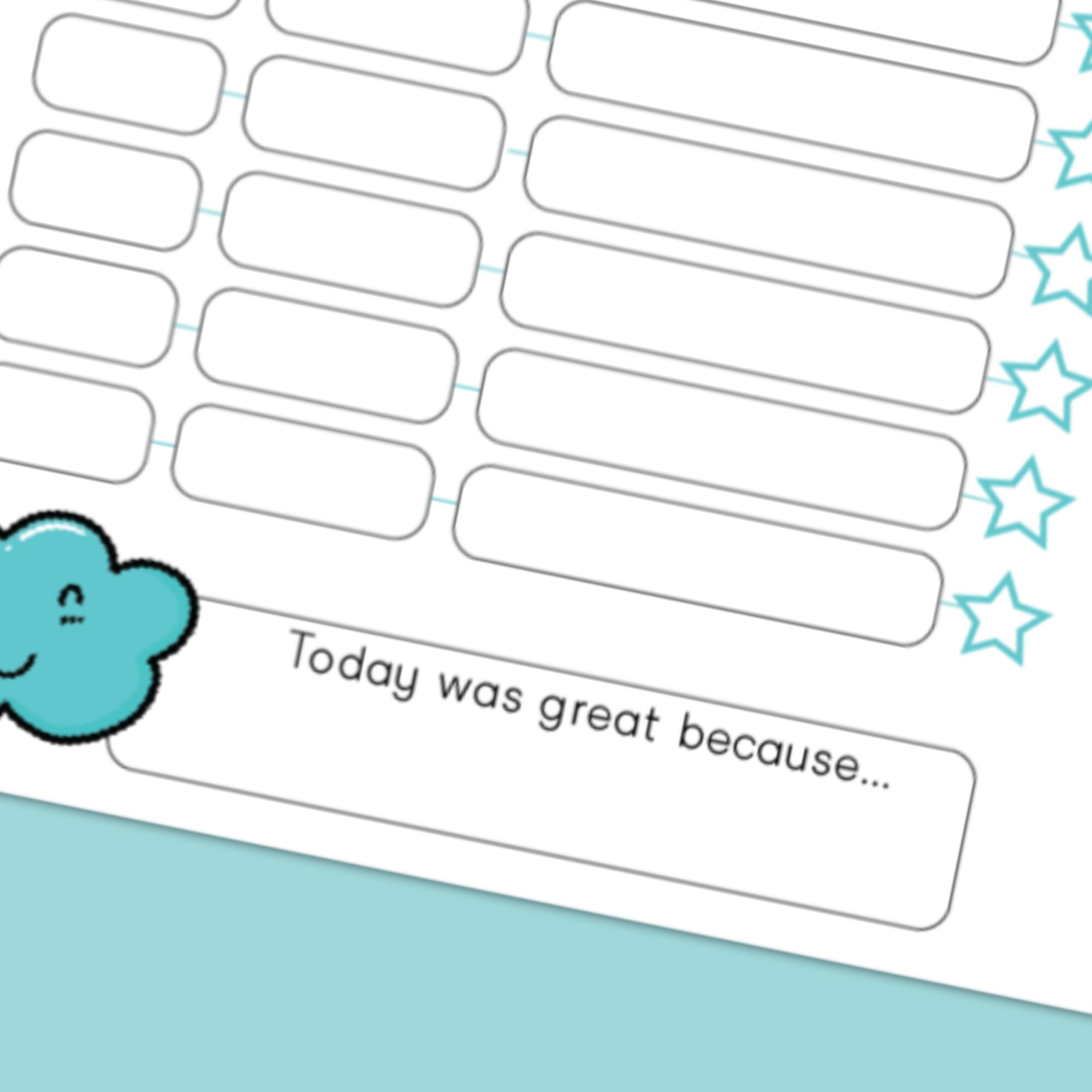 Kids Homeschool Daily Planner Daily Reflection Easy Read Fun and Simple ...