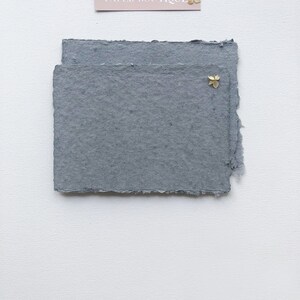 Cotton Handmade Paper Gray - Etsy