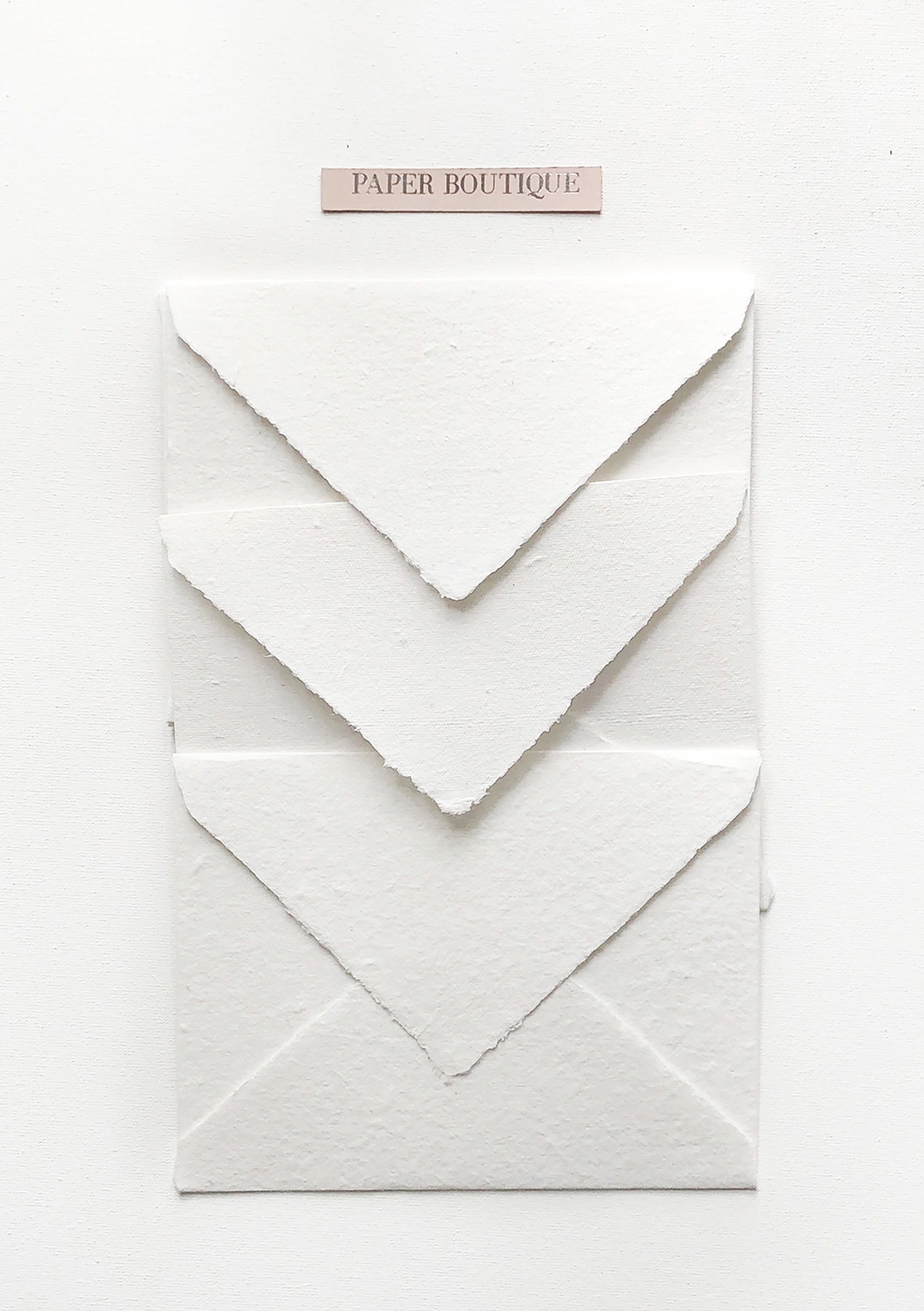 Handmade Cotton Envelopes With Uneven Edges. White - Etsy