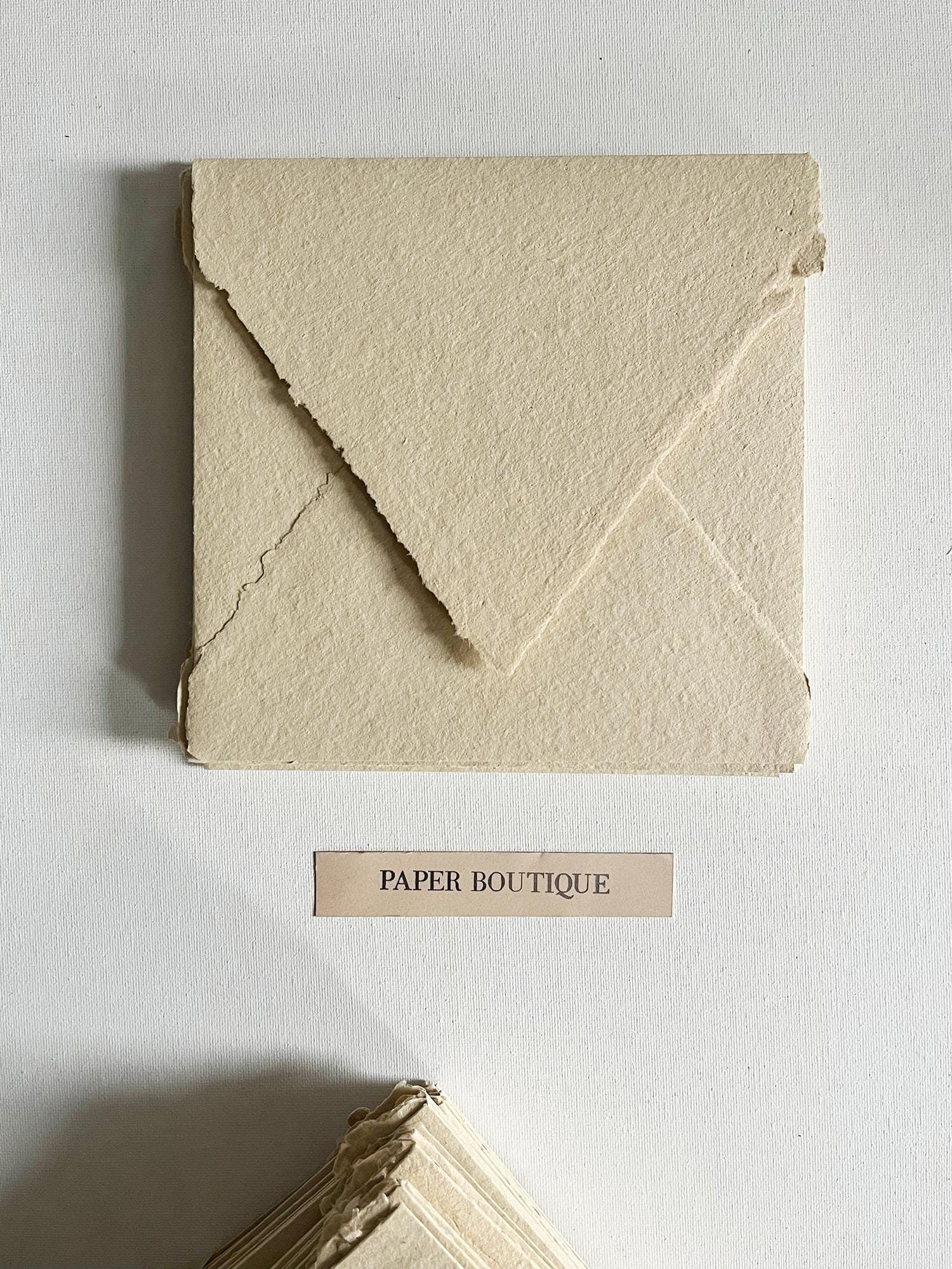 Handmade Square Paper Envelopes - Unique and Personalized Designs for ...