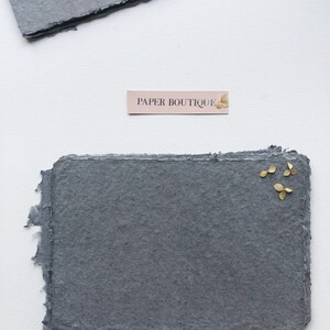 Cotton Handmade Paper Gray - Etsy