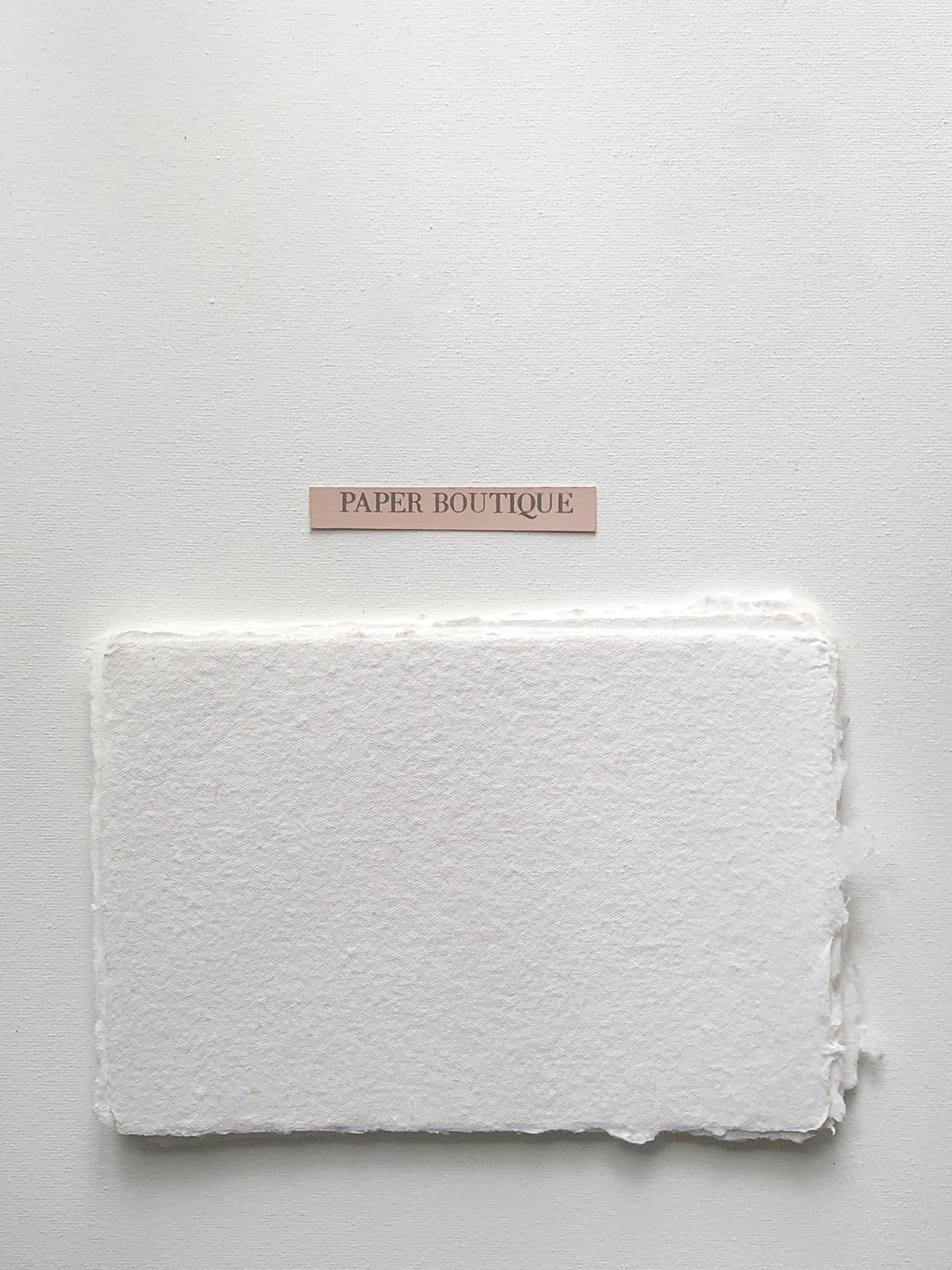 Cotton Handmade Paper White - Etsy