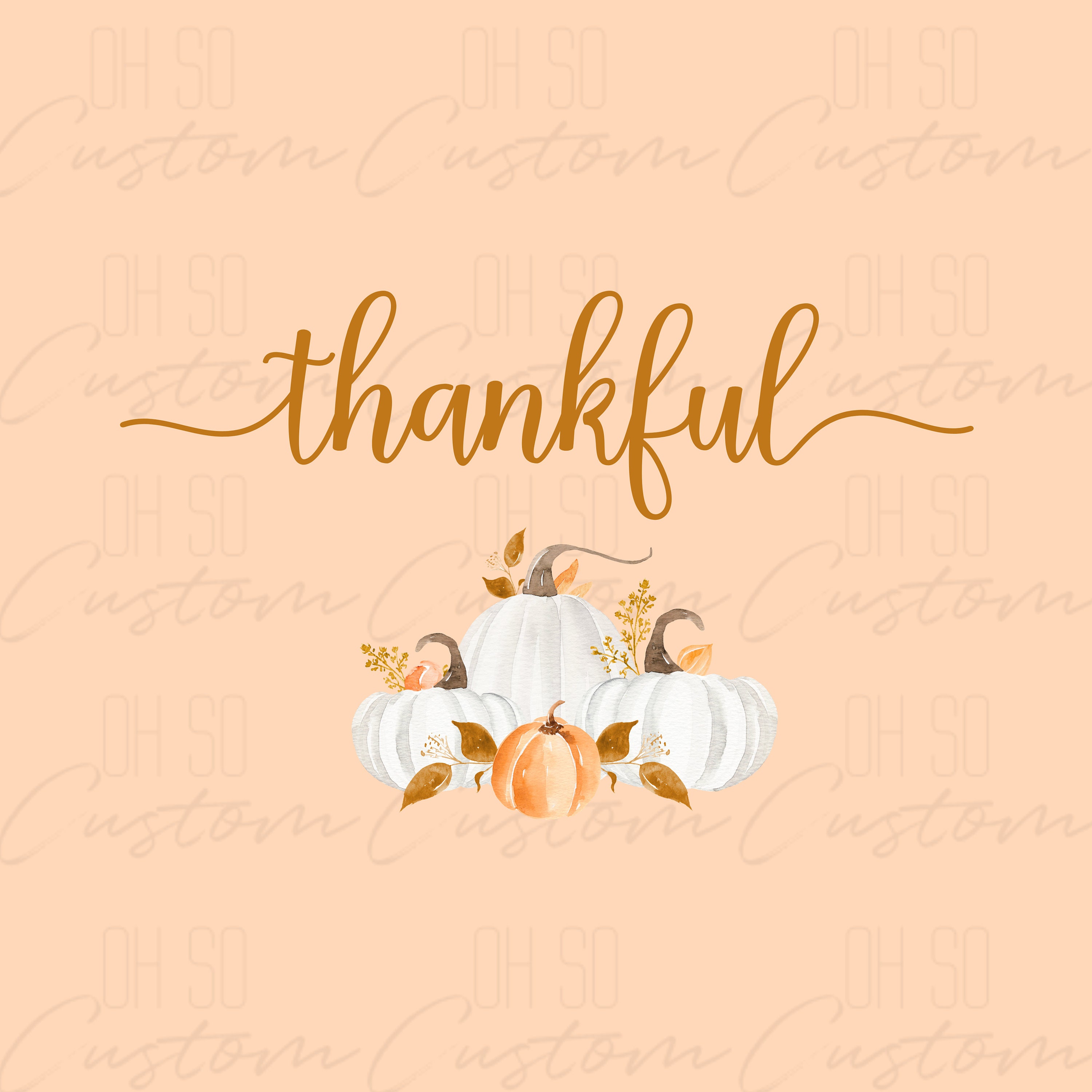 Thankful Fall Pumpkin Wallpaper | Digital Download | Computer ...