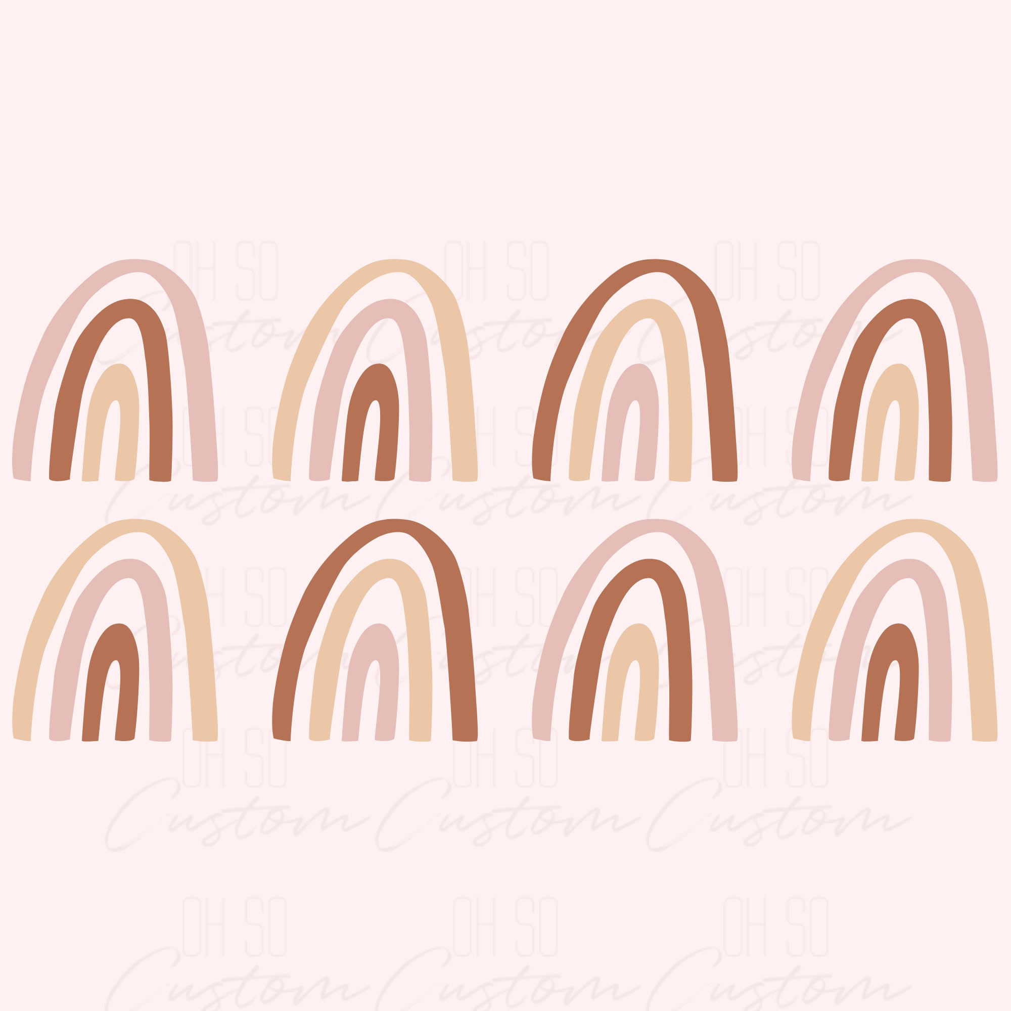 Neutral Rainbow Desktop Wallpaper Digital Download Desktop Wallpaper ...