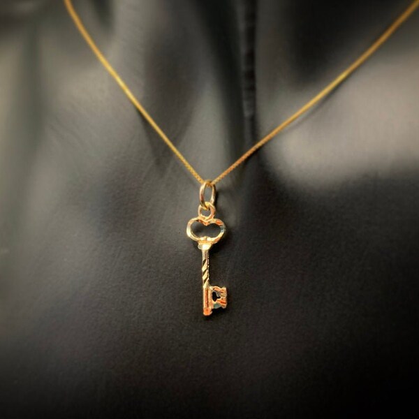 Small Key Charms - Etsy