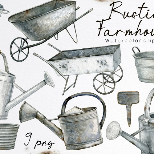 Farmhouse Decor Clipart.country Farm Kitchenrustic Enamelware - Etsy