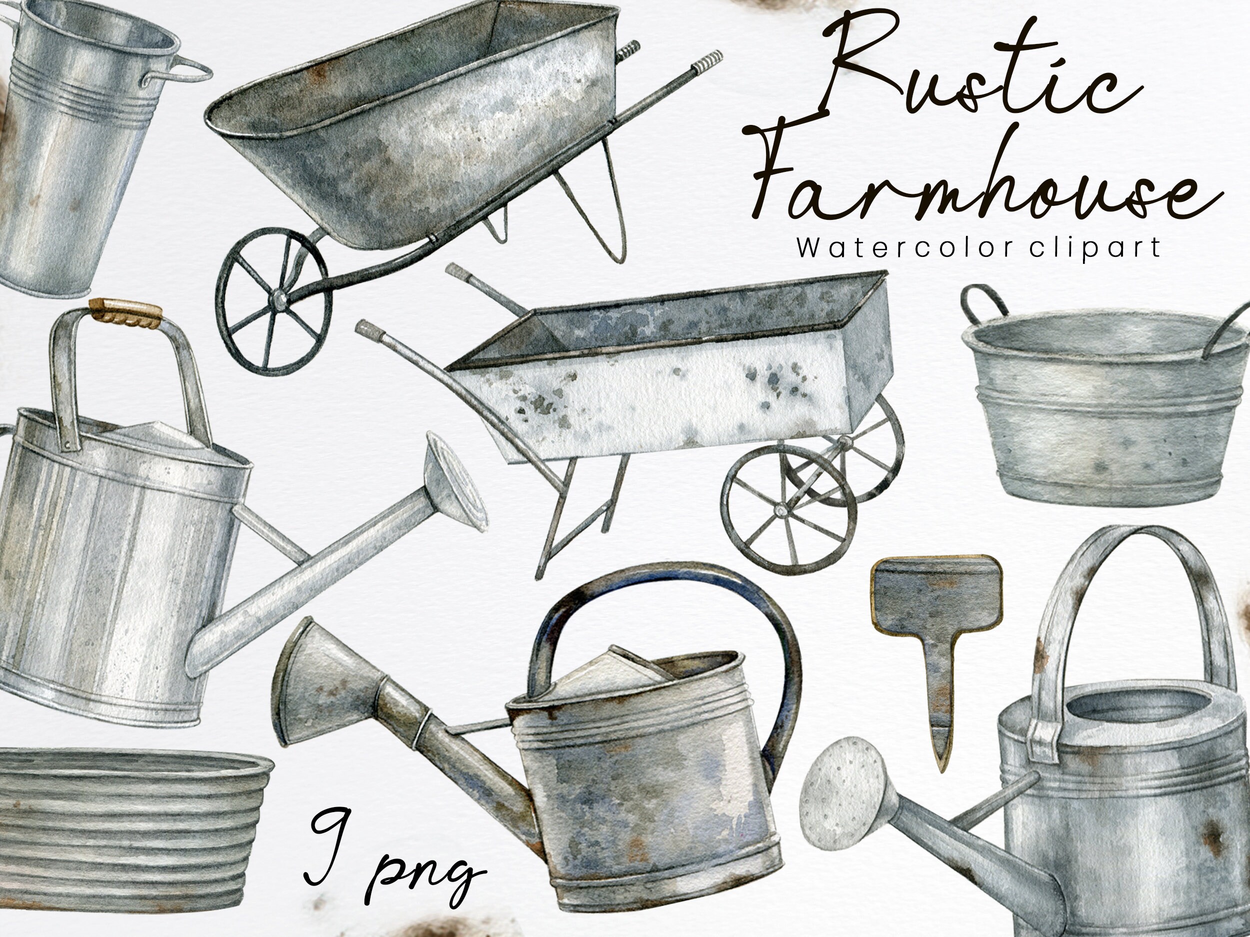 French Farmhouse Clipart